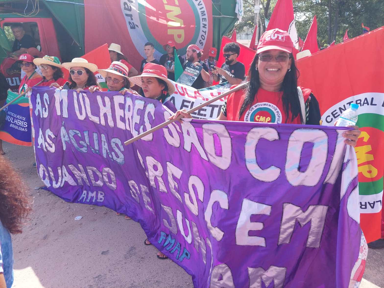 CMP participa de marcha em defesa dos povos amazônicos – Central de ...